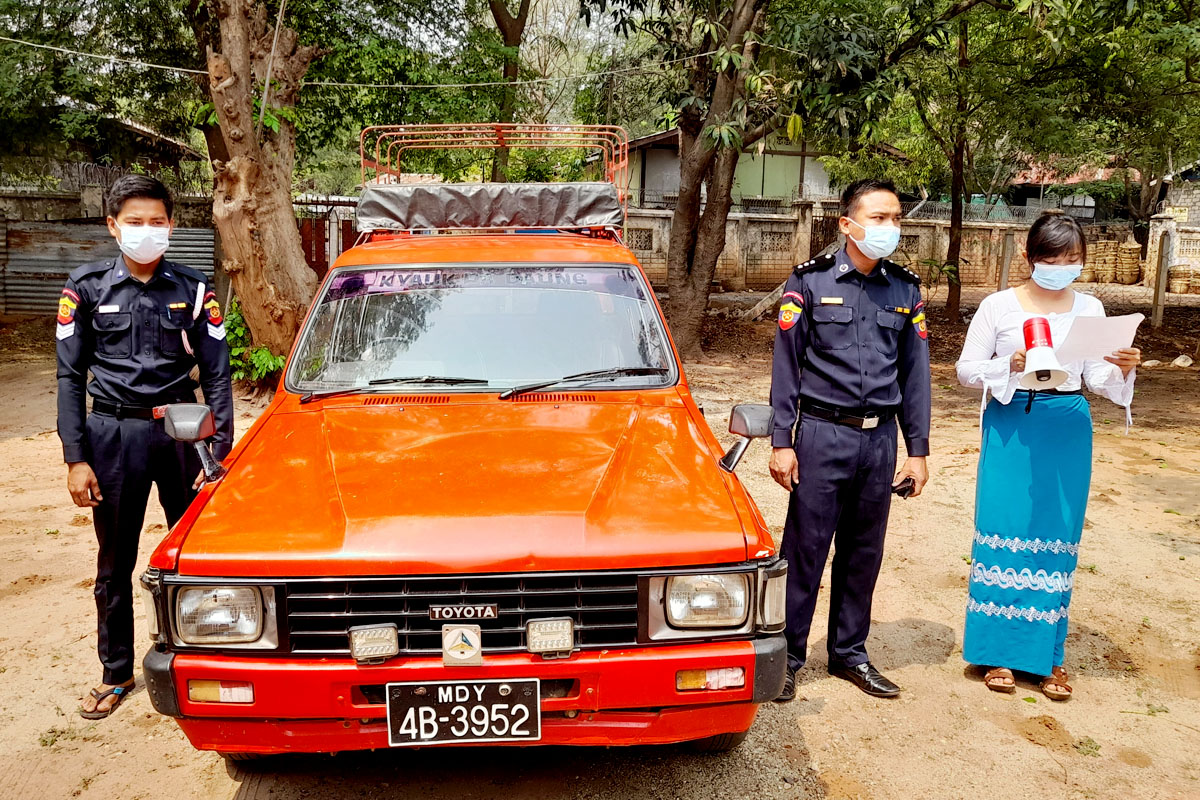 ကိုဗစ် ၁၉ ရောဂါ ဗီဇမျိုးကွဲ အိုမီခရွန် ကူးစက်ဖြစ်ပွားနေမှုနှင့်ပတ်သက်၍ အသိပညာပေးလုပ်ငန်းများ အရ